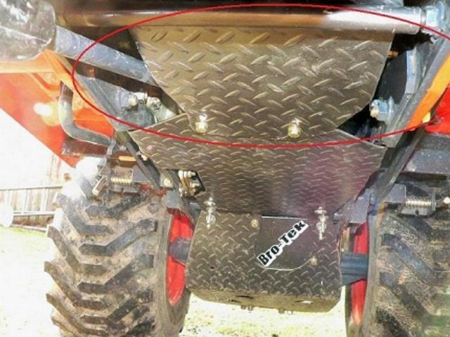 Bro-tek - Kubota BX25D 3rd Skid Plate